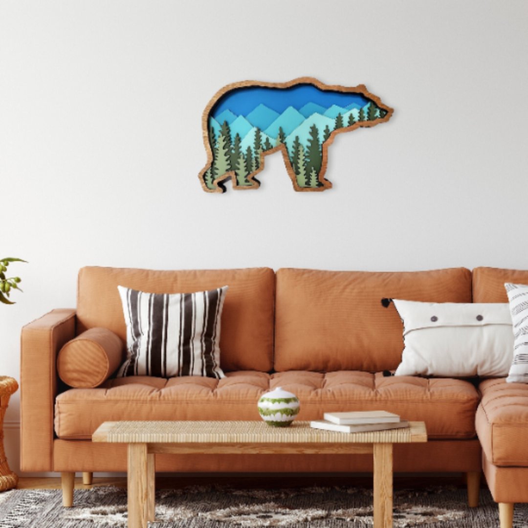 3D Layered Animals Wall Art – Rising Joy Creations