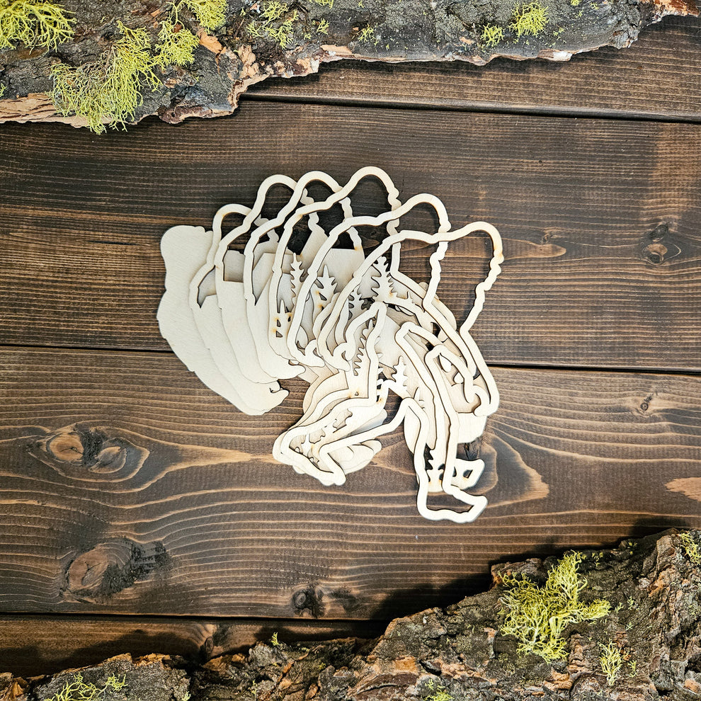 3D Layered Bigfoot Art DIY Kit – Rising Joy Creations